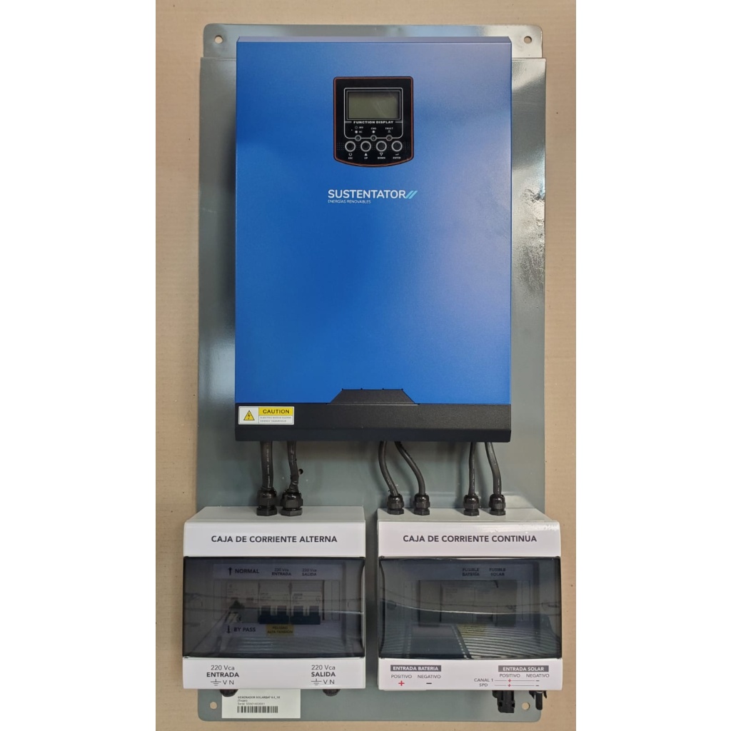 Inversor SOLARBAT 5000 con Panel de protecciones - YPF Solar