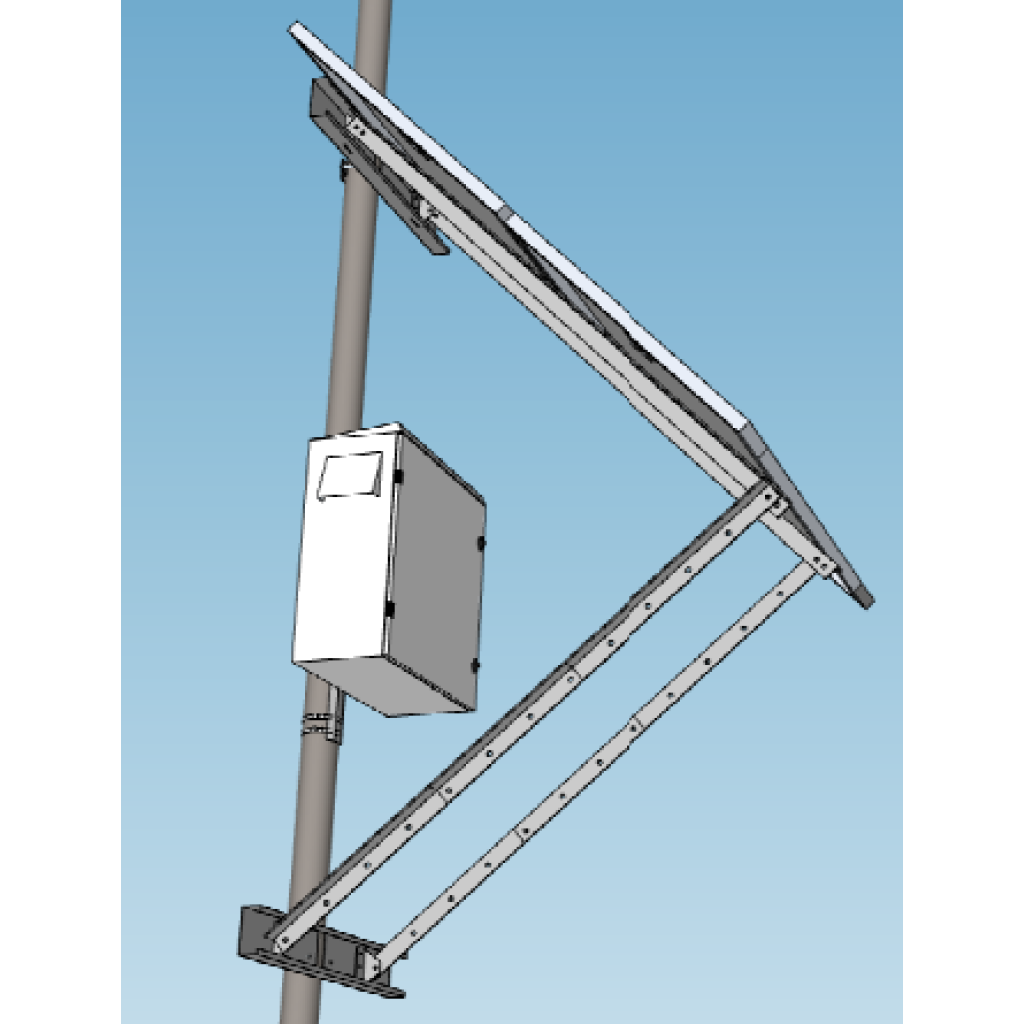 Energy Box Solar Pole 1kWh 225Ah - YPF Solar
