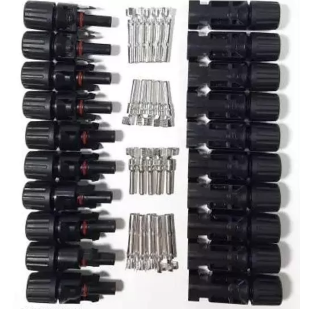 Pack 10 x MC4 Macho y 10 x MC4 Hembra 10 mm2 - YPF Solar